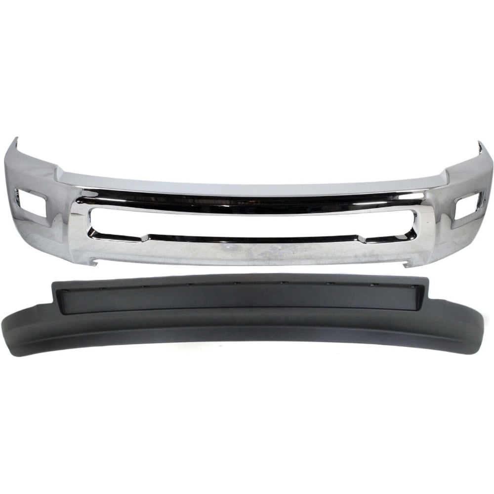DAMAIJOY Pair Bumper Face Bars Set of 2 Front Chrome for Ram 2500 ...