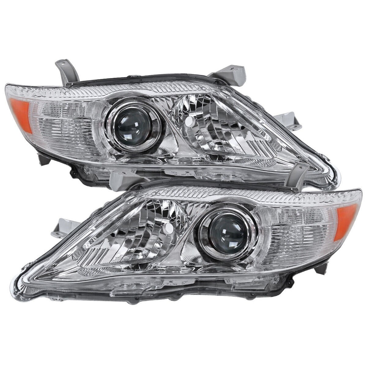 DAMAIJOY Projector Headlights Assembly Clear Lamps Left+Right Heavy ...