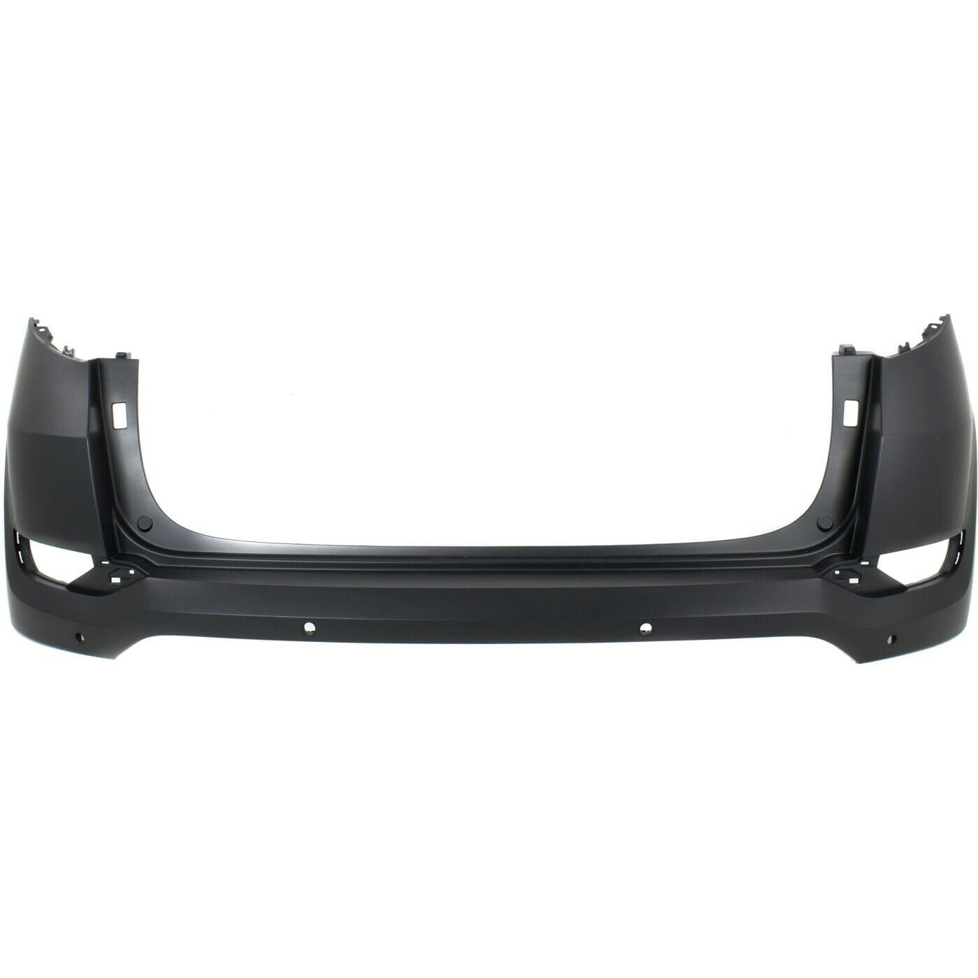 DAMAIJOY Rear Upper Primed Plastic Bumper Cover with Sensor Holes for ...