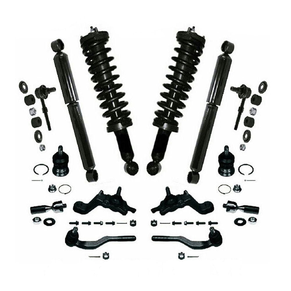 DAMAIJOY Shock Struts Tie Rod End Sway Bar Linkage Ball Joint ...