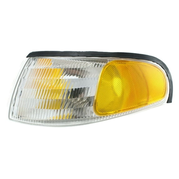 DAMAIJOY Signal Light Driver Side Plastic Lens Clear & Amber Lens ...