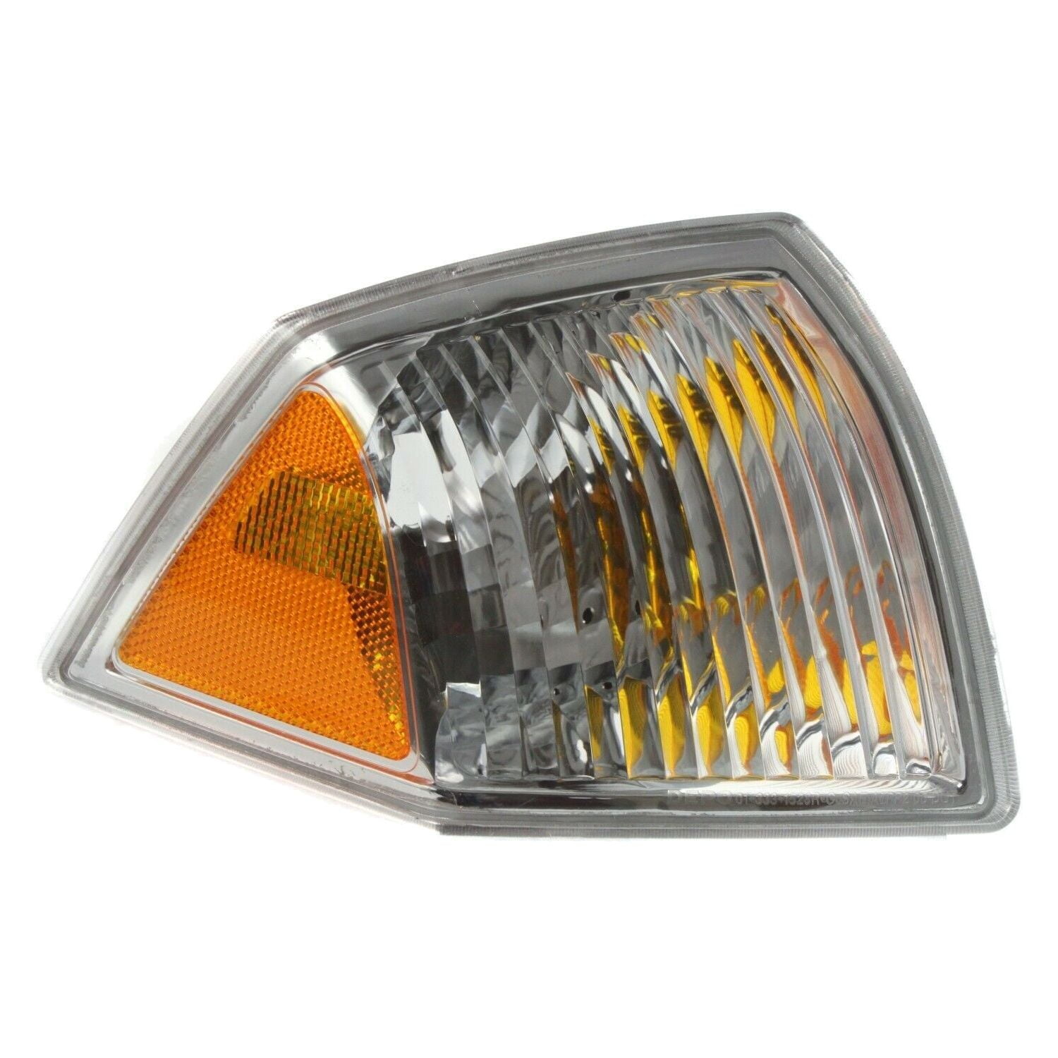 DAMAIJOY Signal Light Right Side Plastic Lens Clear & Amber Lens Marker ...