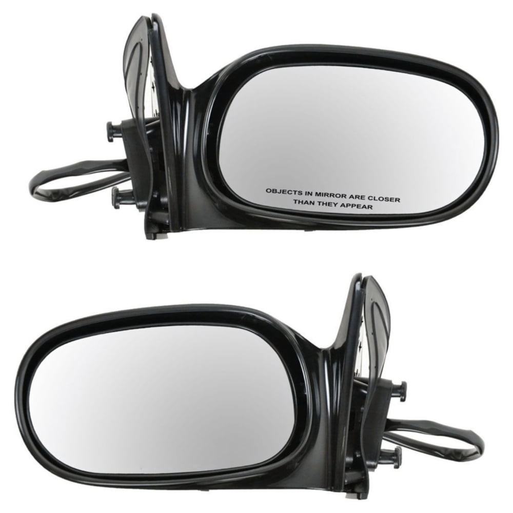 DAMAIJOY Smooth Black Power Mirrors Left/Right Pair Set of 2 for Toyota ...