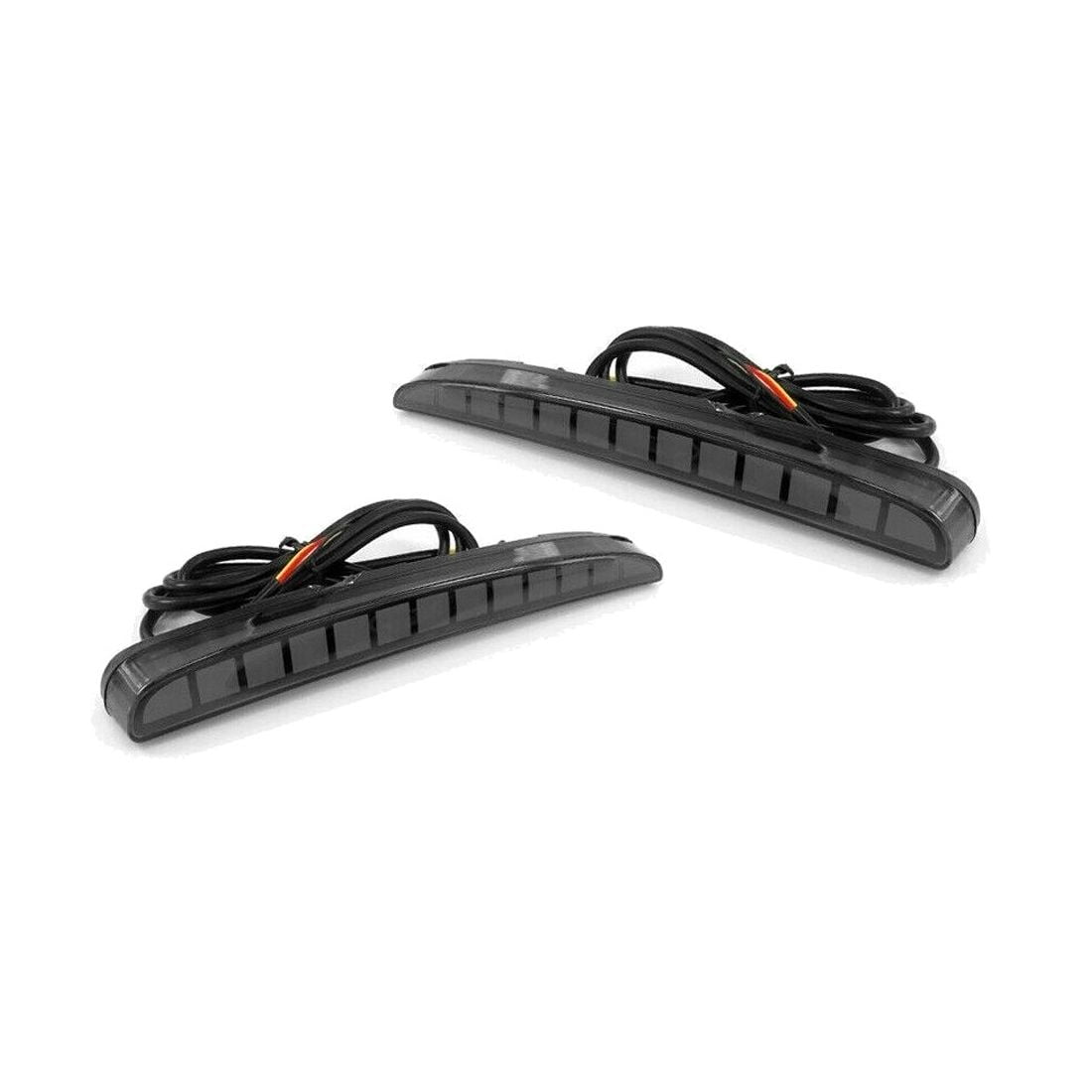 DAMAIJOY Tail Light Assembly Rear Right Passenger Side Black Red Smoked Reflector Fog Brake ...