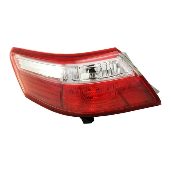 DAMAIJOY Tail Light Bulb Driver Outer Side Clear & Red Lens Body ...