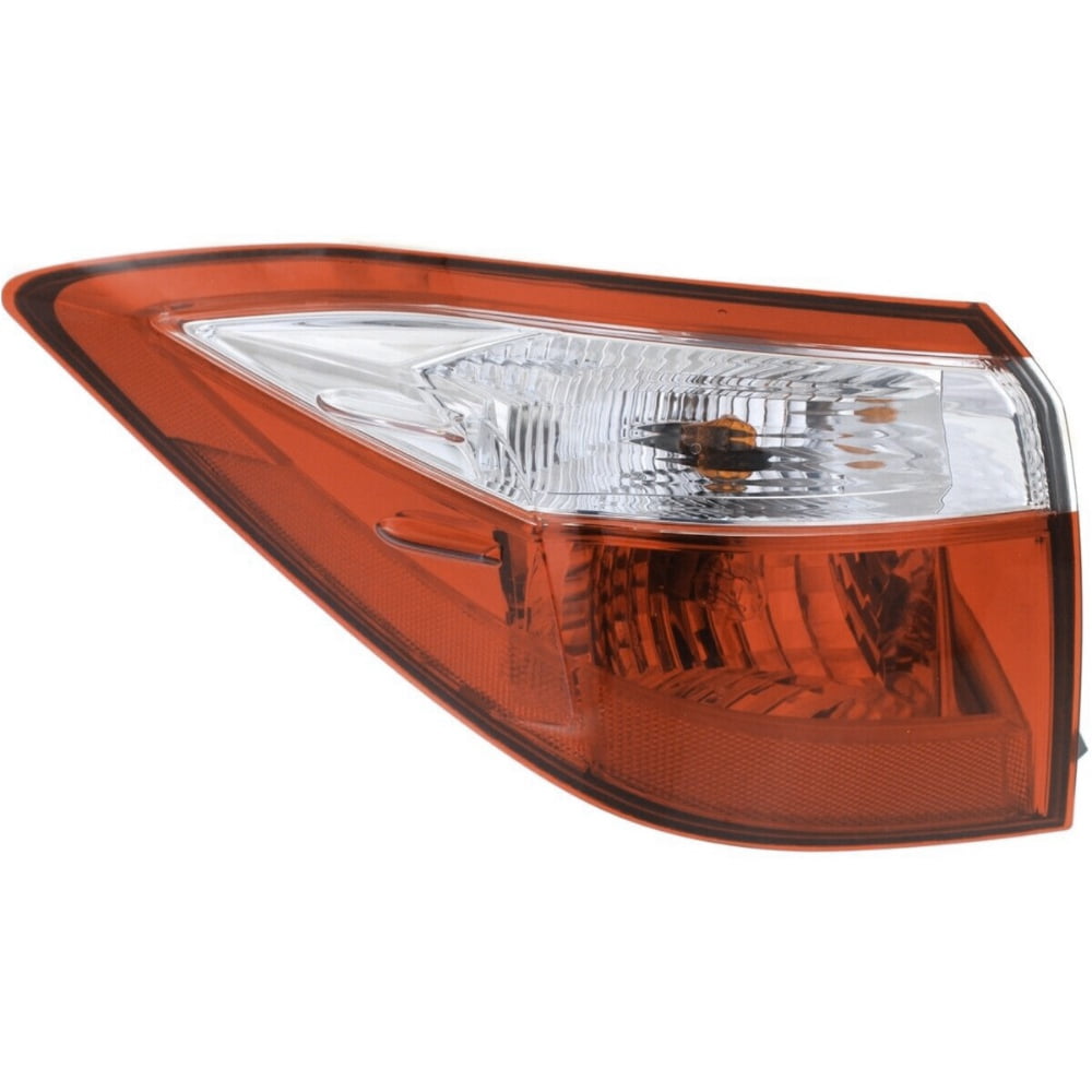 DAMAIJOY Tail Light Left Side Clear & Red Lens W/ Bulb Tail Lamp for ...