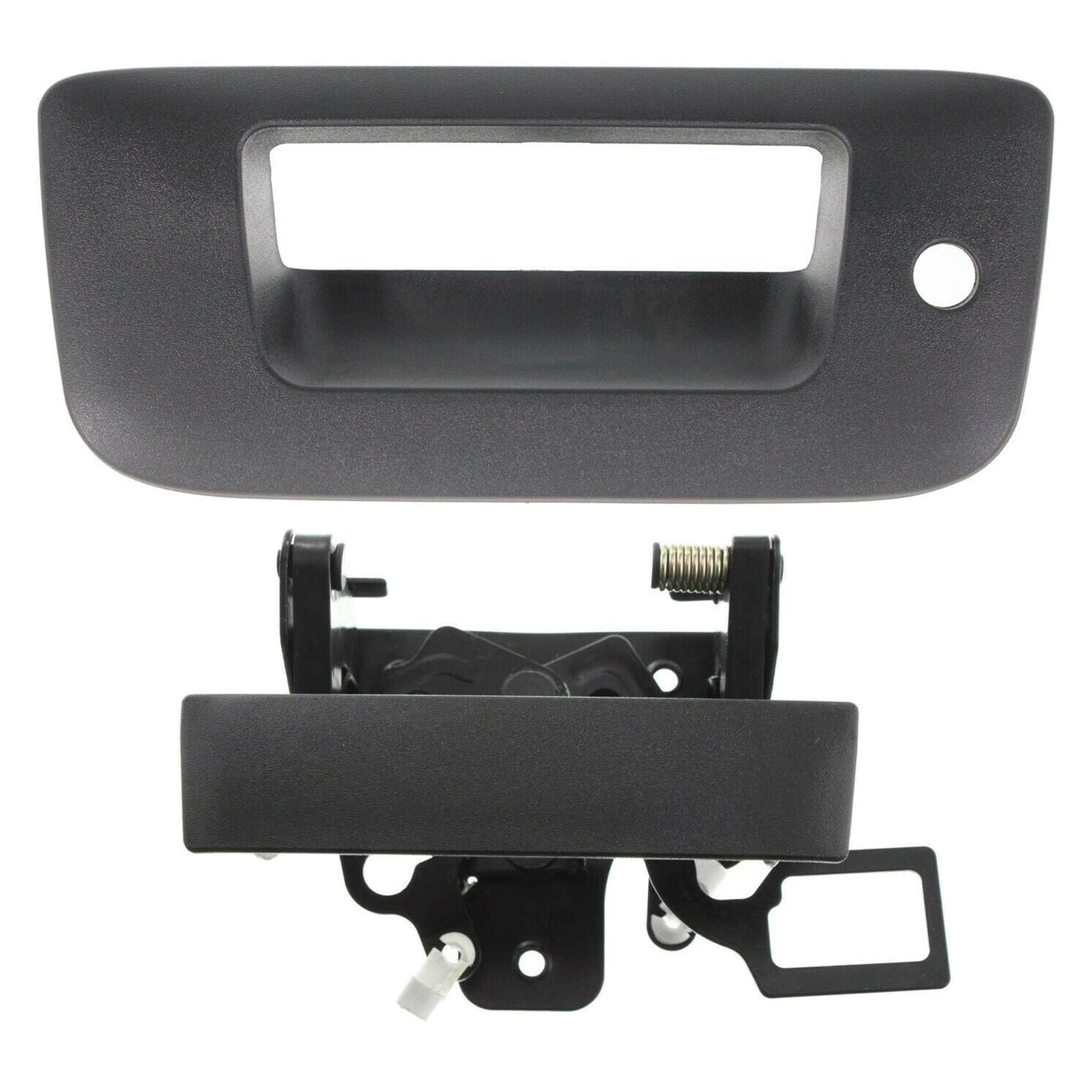DAMAIJOY Tailgate Handle & Bezel Kit with Lock Hole Textured Black for ...