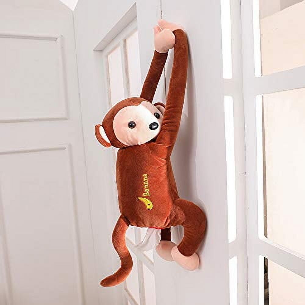DAMEING Creative Monkey Tissue Box Cartoon Tissue Cover Paper Holder ...