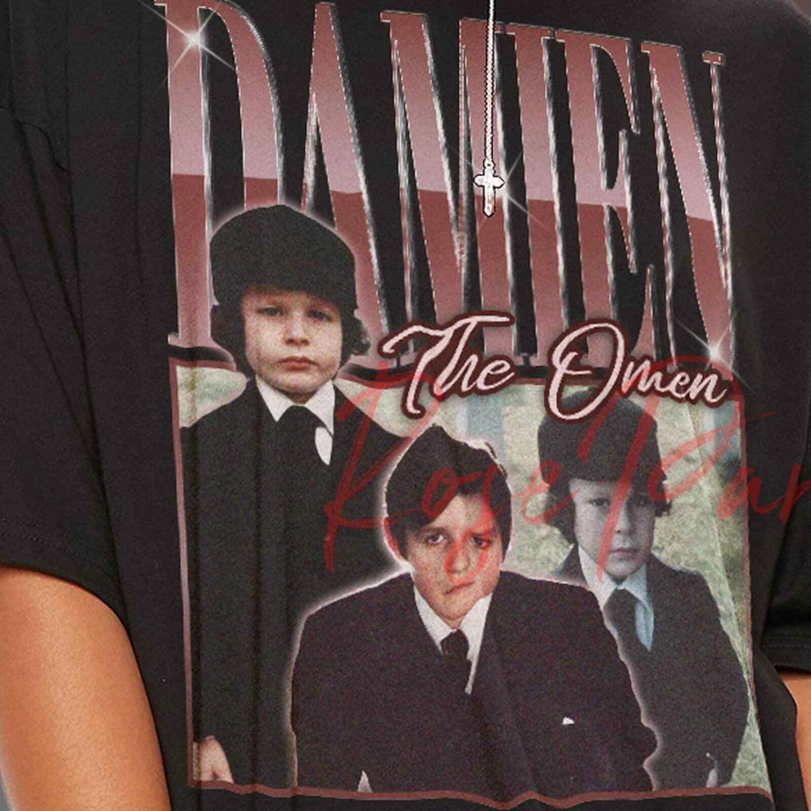 DAMIEN (THE OMEN) T-shirt - Damien Vintage Shirt, Damien Retro Tees ...