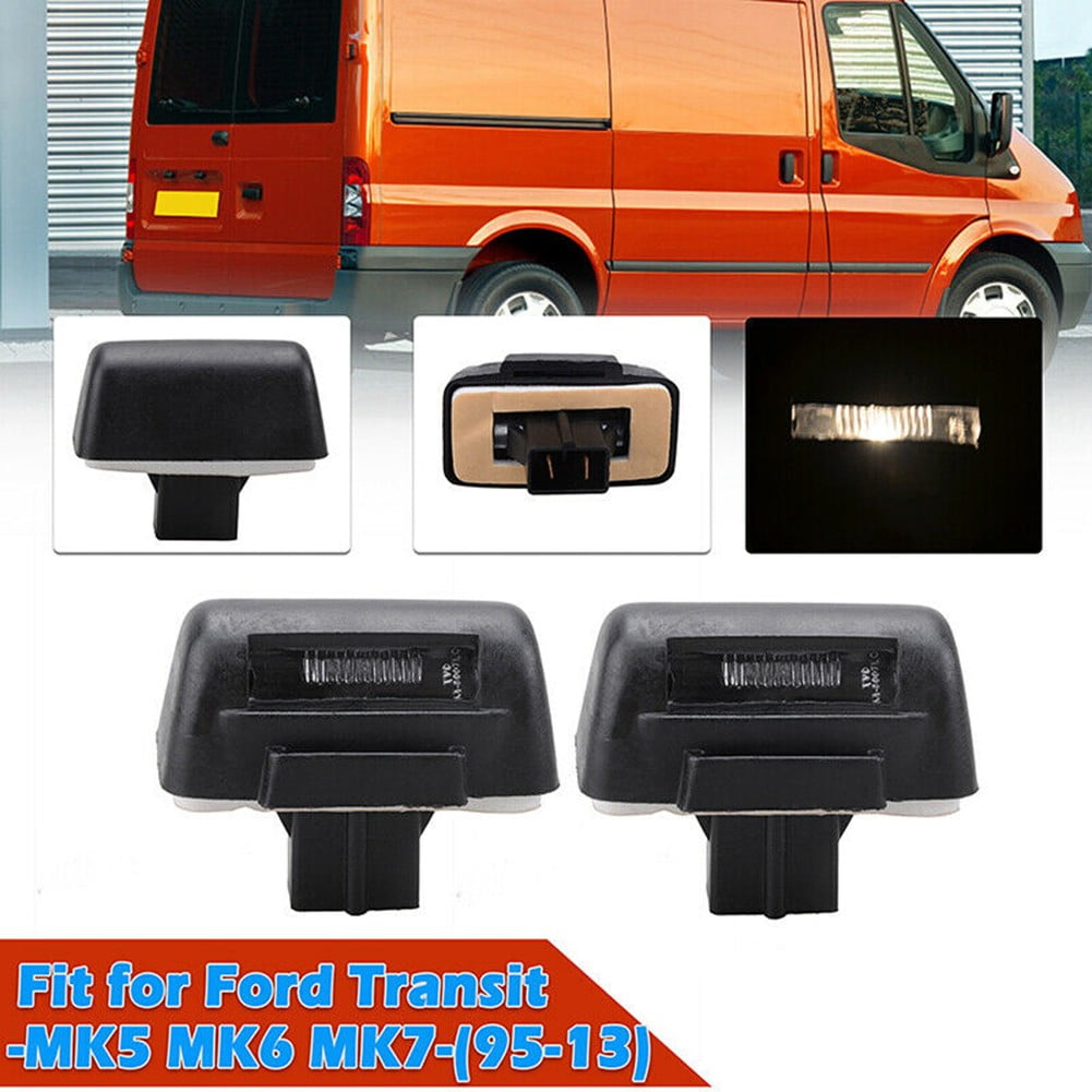 DAMIFU 1 Pair ford Transit LED License Plate Light Rear Number Plate ...