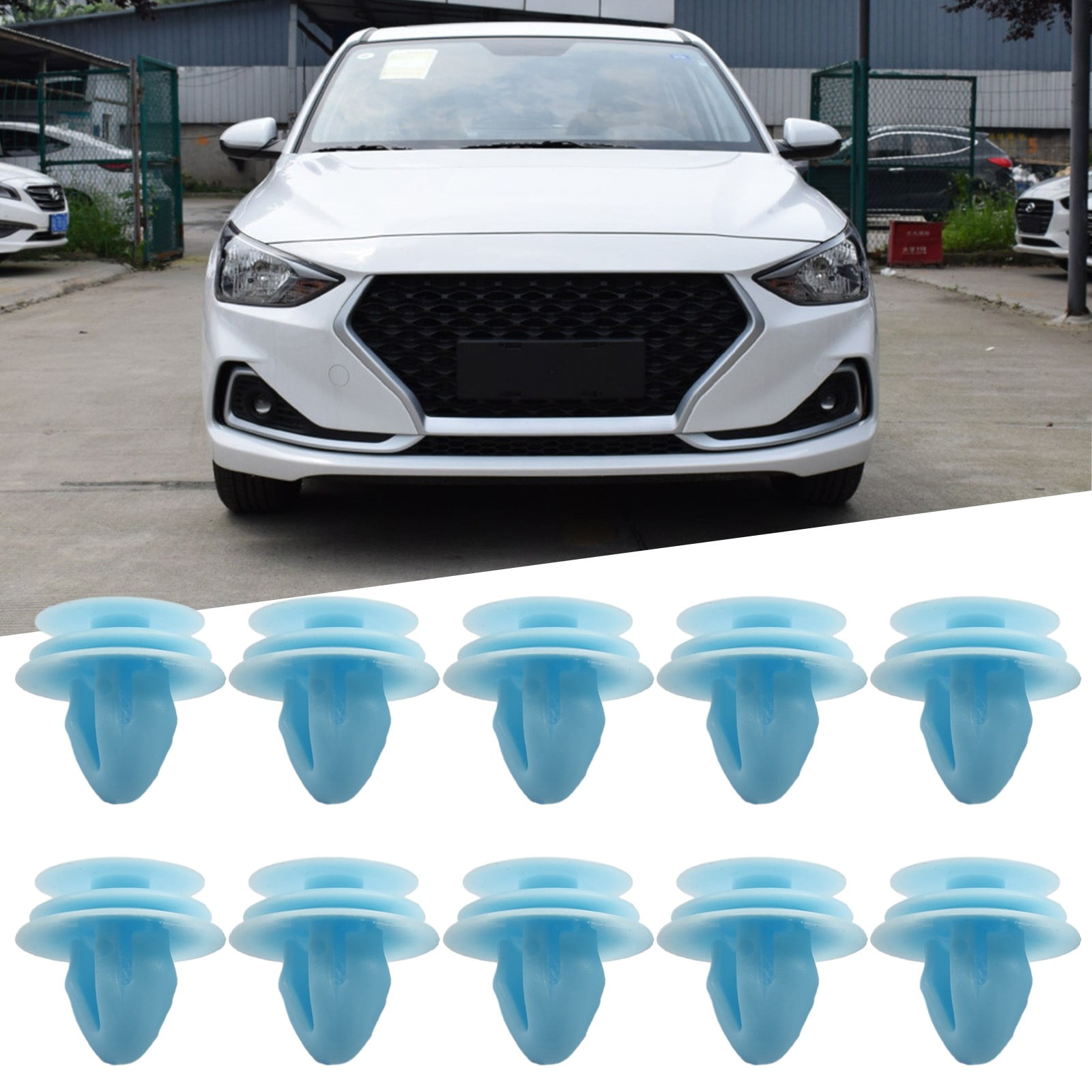 DAMIFU 10X Plastic Interior Door Trim Door Panel Clip Trim Clip Sealing ...