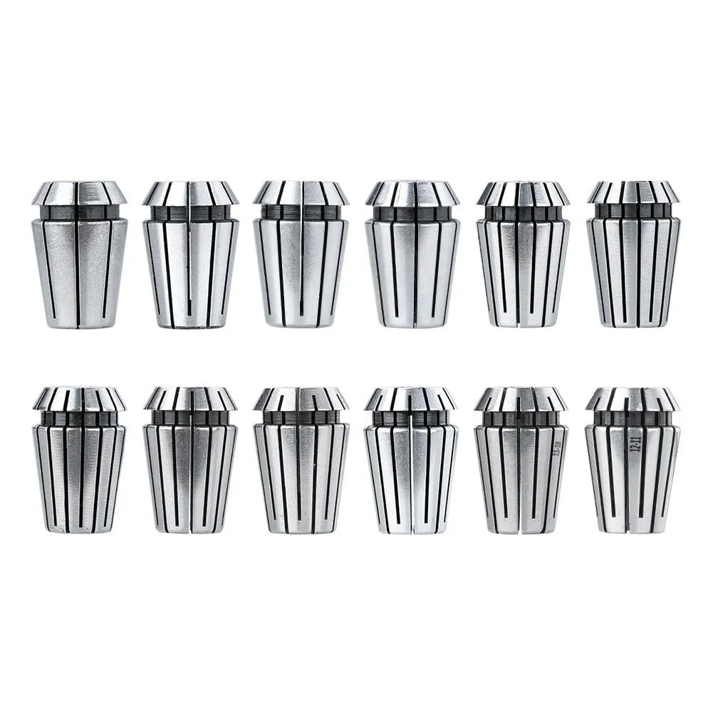 DAMIFU 12x ER20 Precision Spring Collet Set for CNC Engraving Milling ...