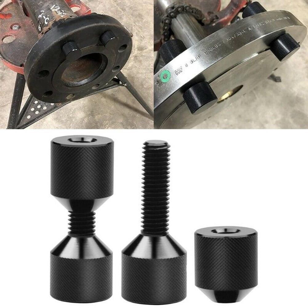 DAMIFU 1Pcs 1-1/8 2-Hole Flange Alignment Pins Small Aluminum Knurled ...