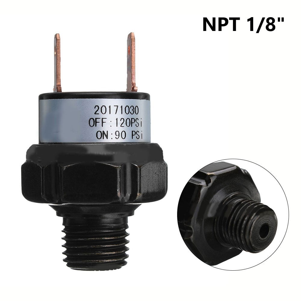 DAMIFU 1pc 1/8inch NPT Air Pressure Switch 12V 24V Air Compressor ...