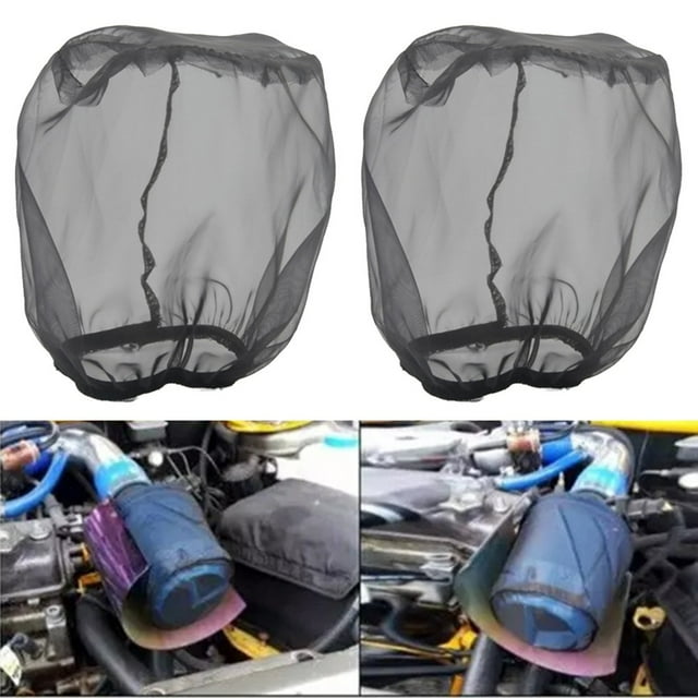 DAMIFU 2* Car Air Filter Protective Cover Air Intake Filter Sock Cover ...