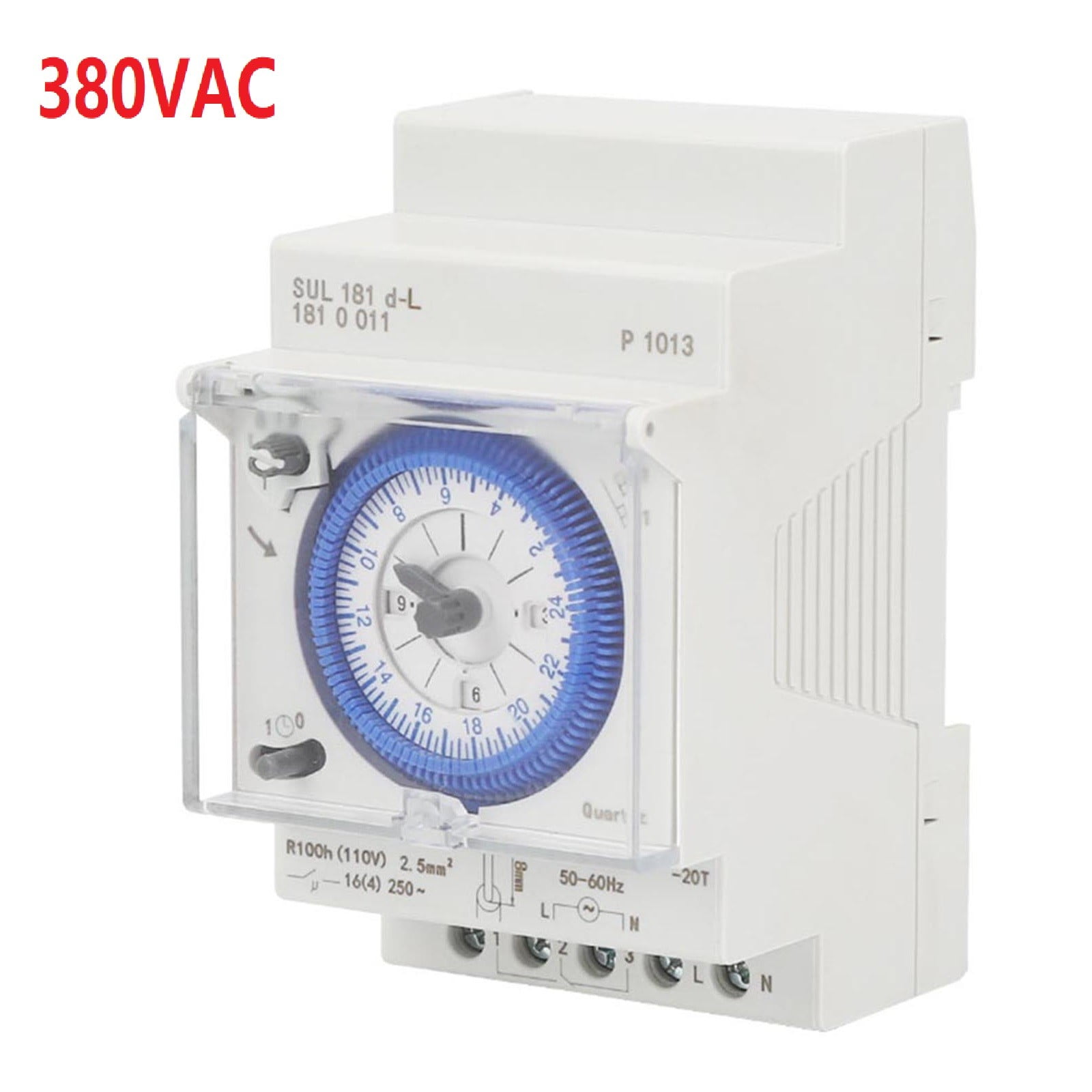 DAMIFU 24-hour control time switch SUL181D-L mechanical timer 110 ...