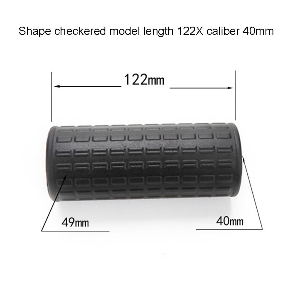 DAMIFU 2Pcs Wheelbarrow Rubber Handles,Round Tubes Black Replacement ...