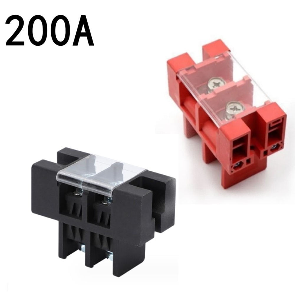DAMIFU 2X200A Pure Copper High Current Terminal Block Energy Storage ...