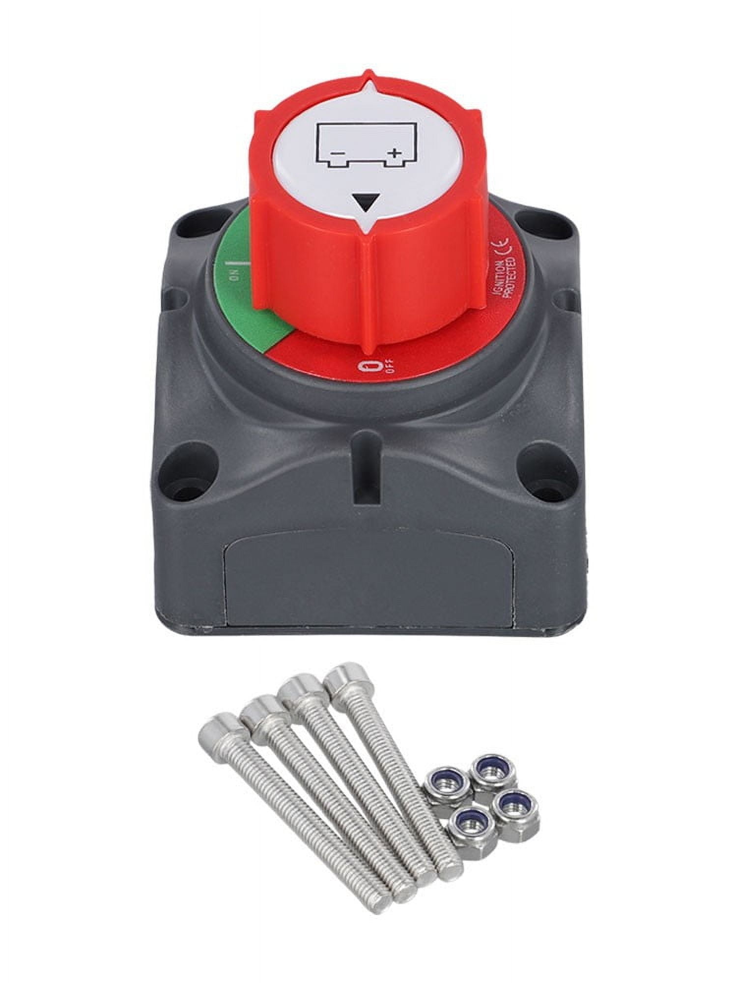DAMIFU 300A Top Post Battery Disconnect Switch 12-48V Heavy-Duty Marine ...
