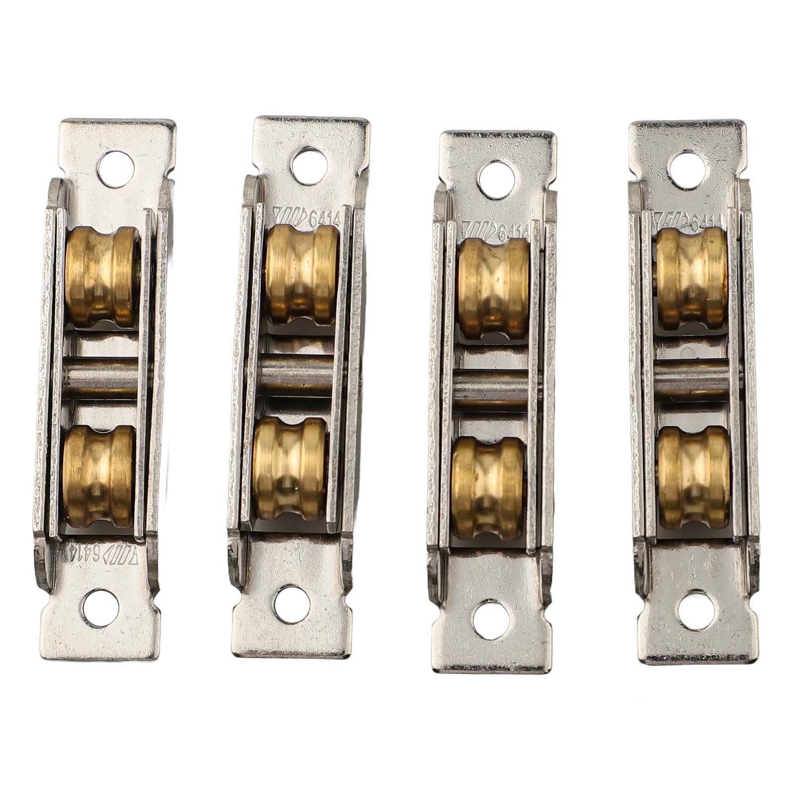 DAMIFU 4 Pack of Sliding Door Rollers Perfect Replacement for Glass ...