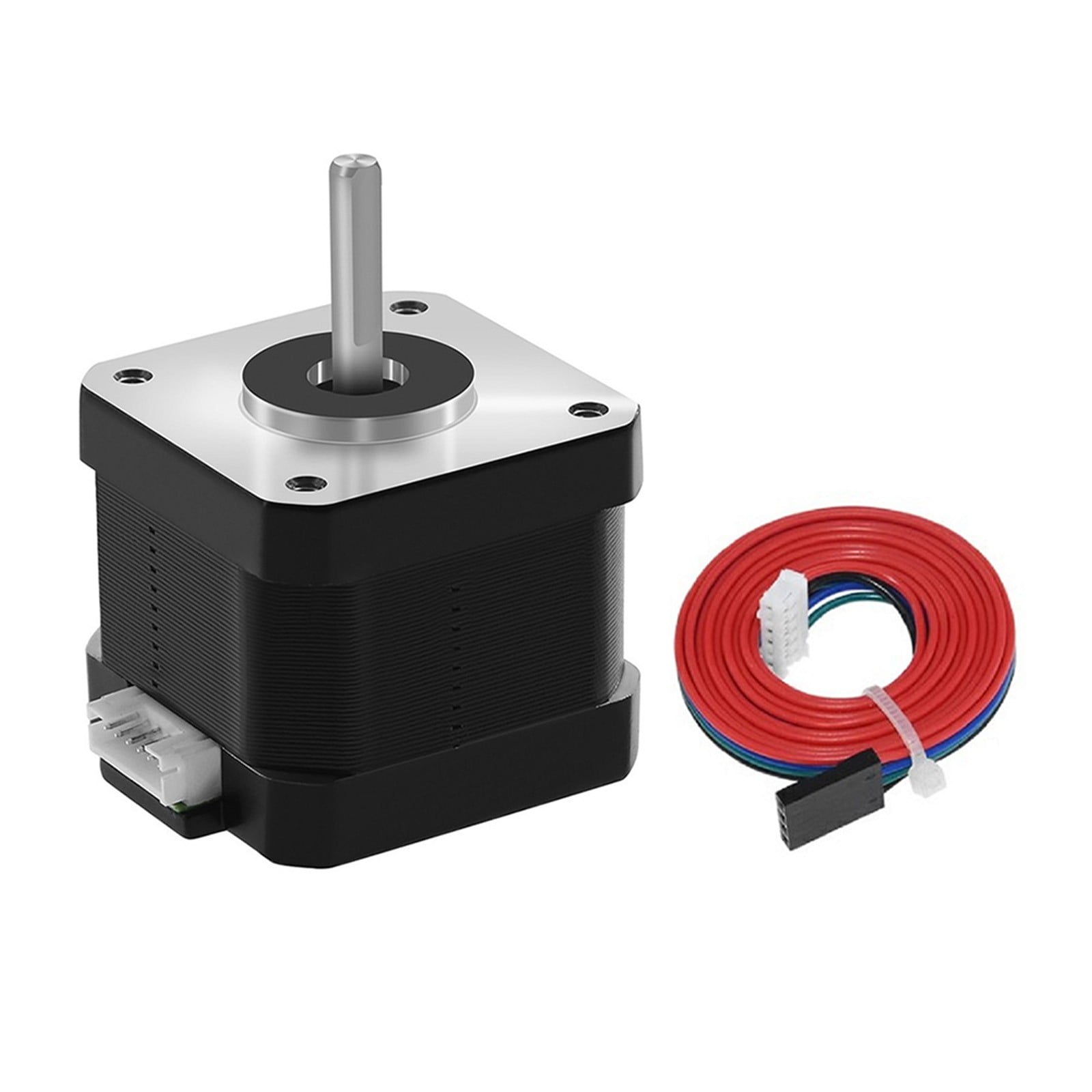 DAMIFU 42 Stepper Motor .5A 42 x 42 x 38 mm 4 Wires for 3D Printer/CNC ...