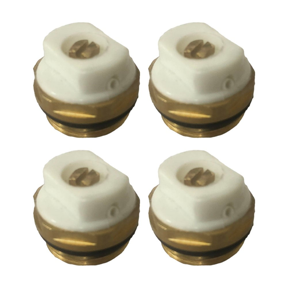 DAMIFU 4PCS Automatic Air Vent Radiator Bleed Valve 1/2\\\" Radiator ...