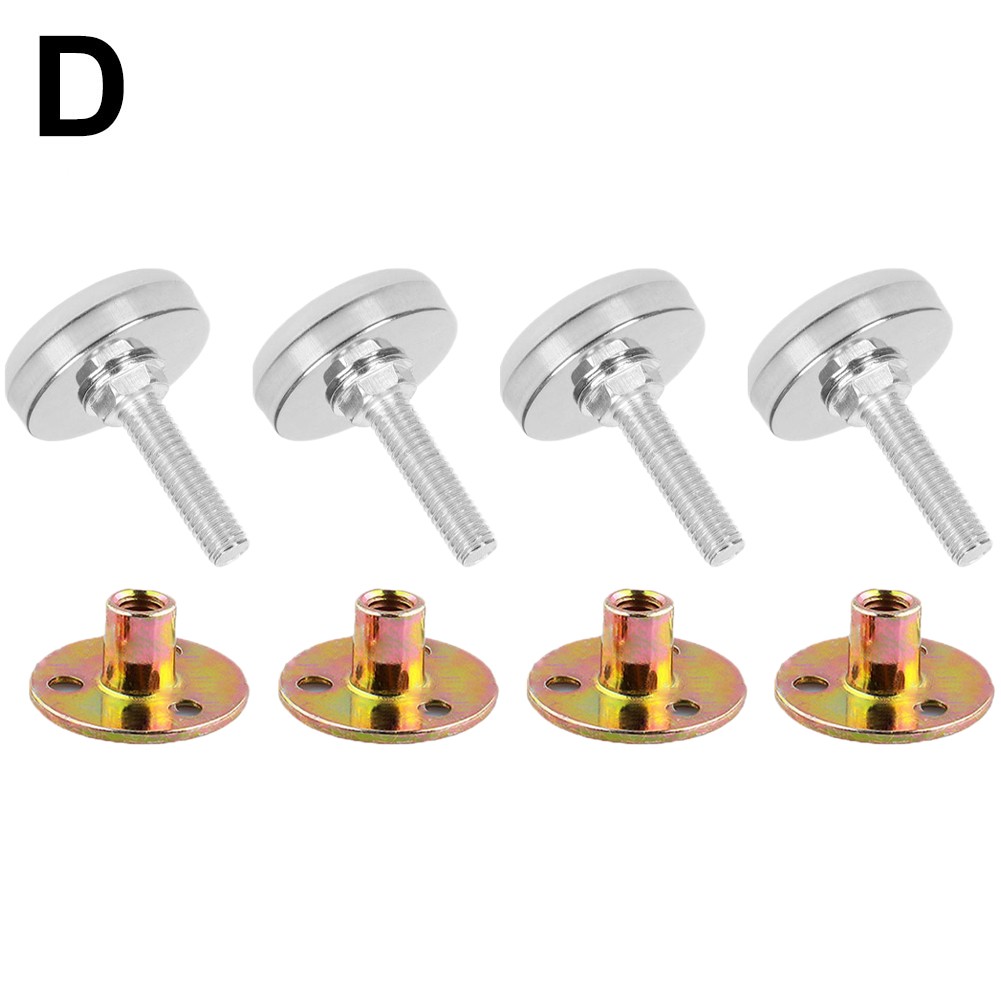DAMIFU 4Pcs Table Chair Leveling Feet M8x30mm Furniture Cabinet Leveler ...