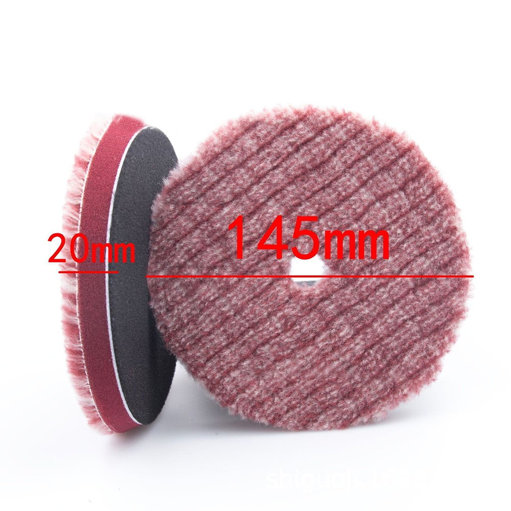 DAMIFU 5"(125mm) 6"(150mm) Coarse Wool Polishing Buffing for Pads for ...