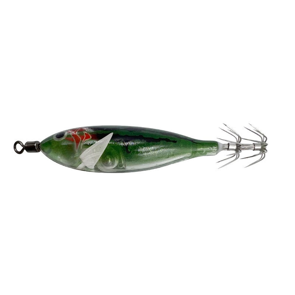 DAMIFU 5.7G Glow Squid Jig Lure - Realistic Shrimp Design For Night ...