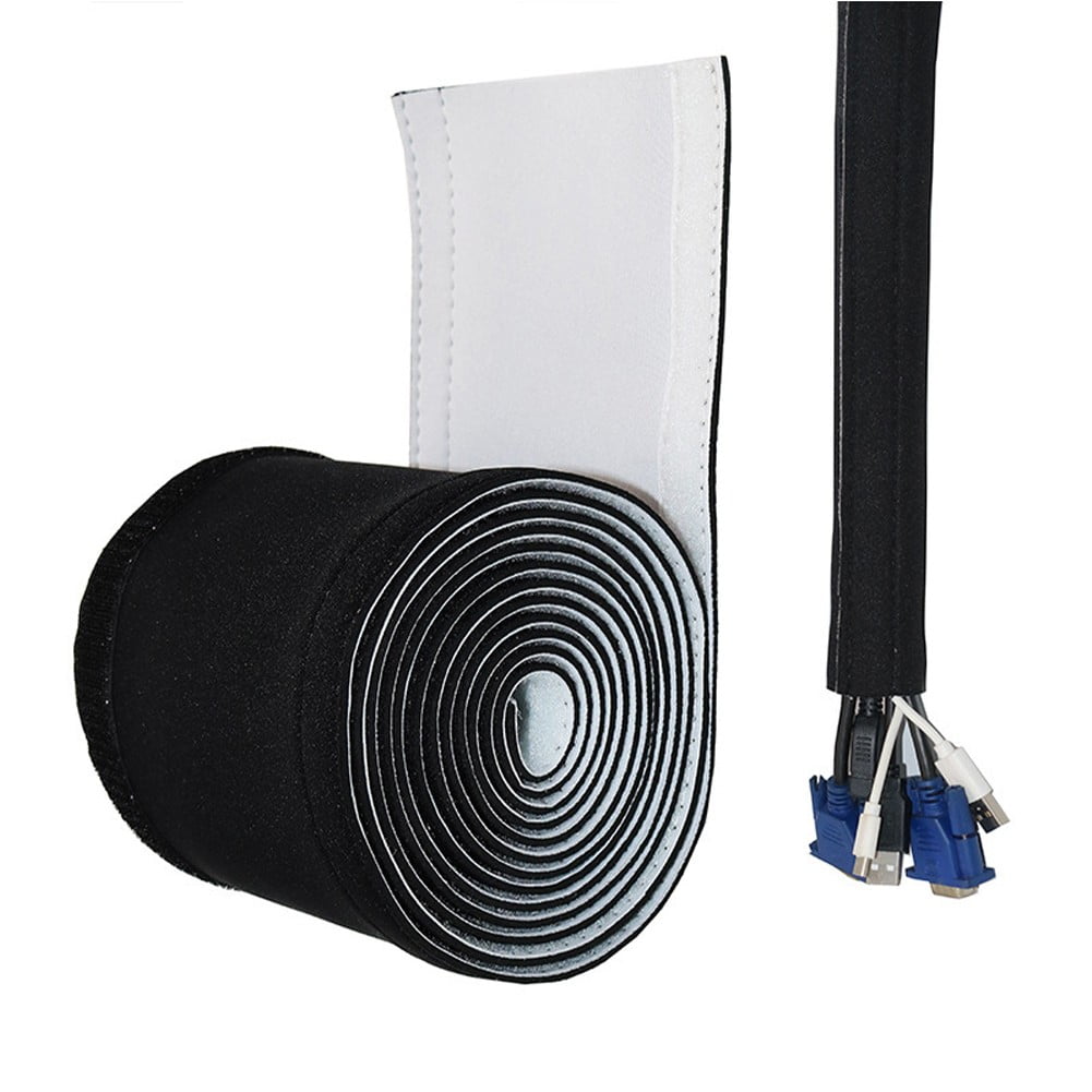 DAMIFU 50-300mm Cable Management Sleeve Flexible Neoprene Wrap Wire ...