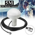 DAMIFU 50ohm Boat GPS Active Marine Navigation Antenna 5 Meters W/ BNC ...