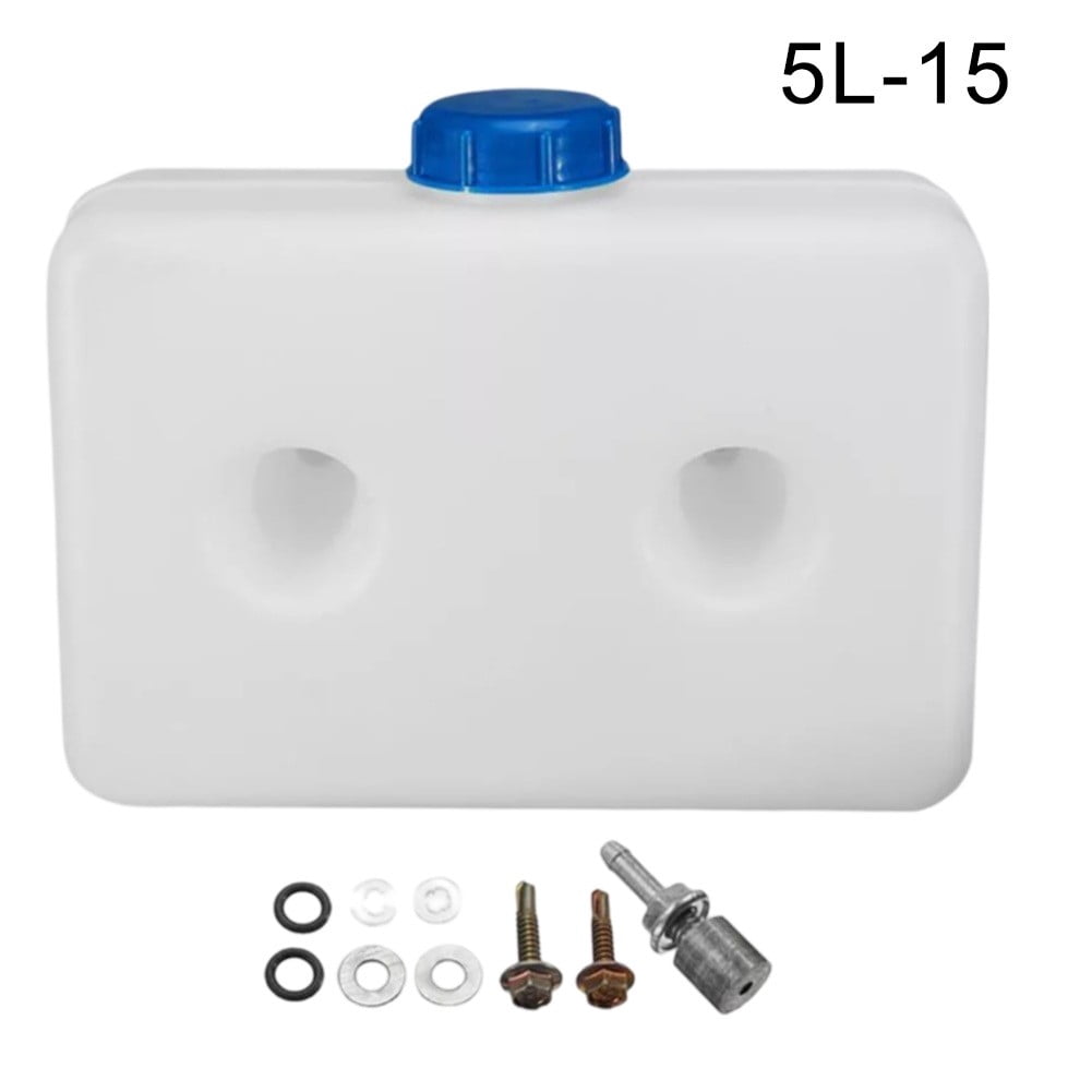 DAMIFU 5L Plastic Fuel Oil Tank Kit For Car Truck Air Diesel Parking ...
