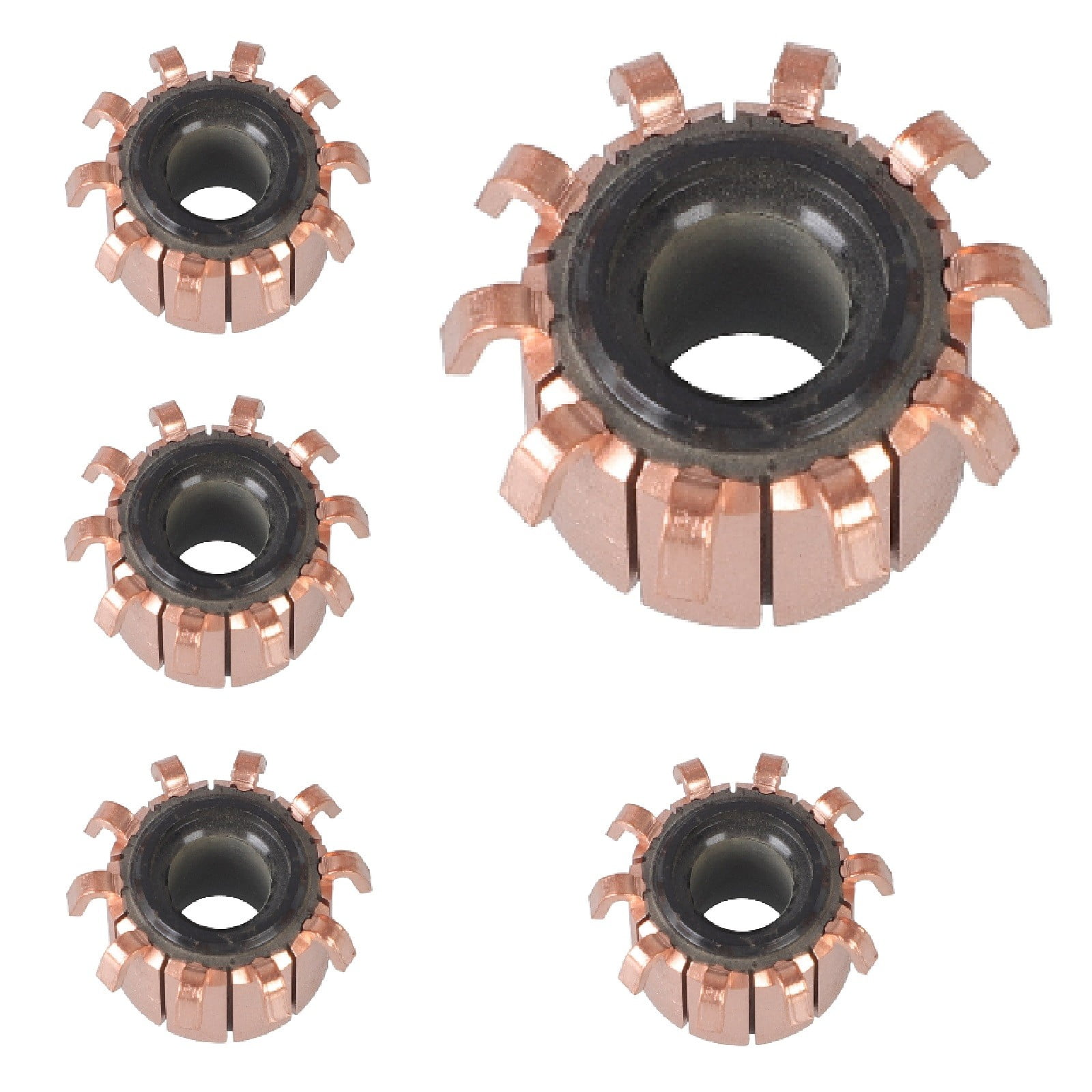 DAMIFU 5Pcs 10P Gear Teeth Copper Hook Type Electrical Motor Commutator ... DAMIFU 5Pcs 10P Gear Teeth Copper Hook Type Electrical Motor Commutator ...