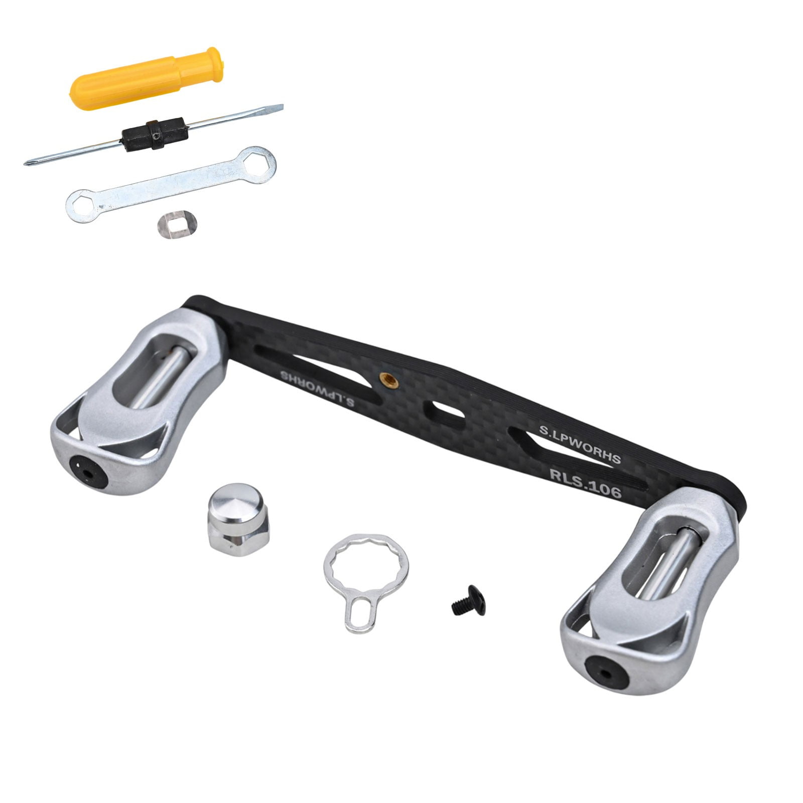 DAMIFU Baitcasting Reel Rocker Handle Carbon Fiber Gripping Pill Rocker ...