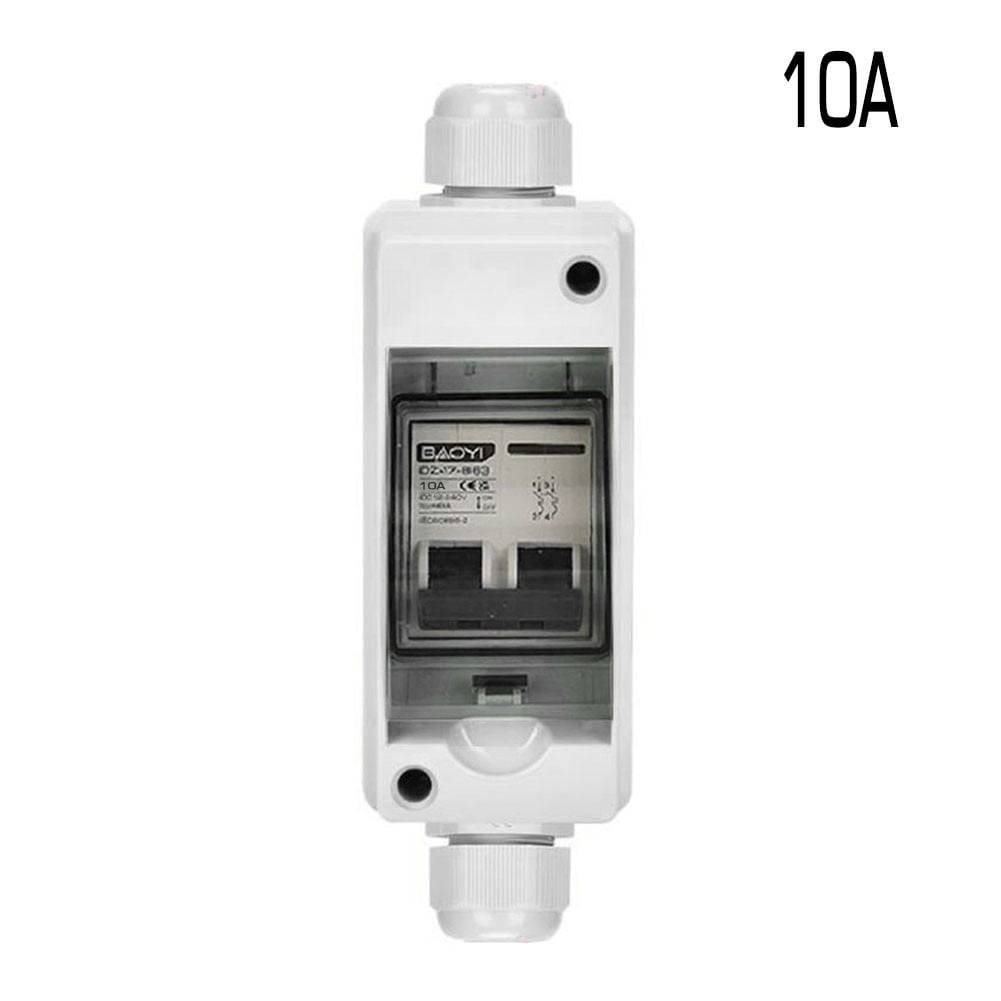 DAMIFU Breakers Combiner Box Waterproof AC Circuit Breaker for Solar ...