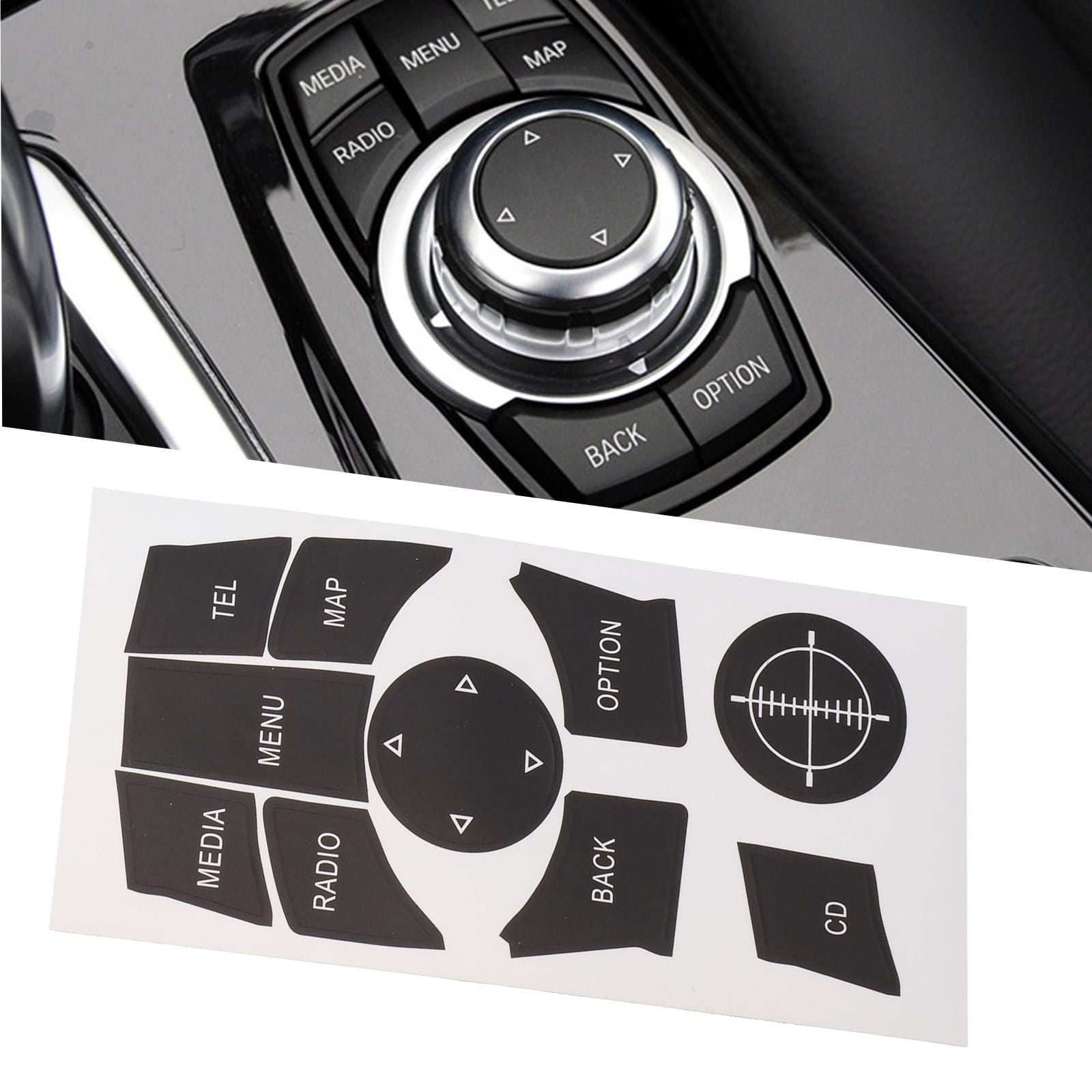 DAMIFU Button Repair Decal Sticker for BMW F30 F31 F34 E90 E92 E93 ...