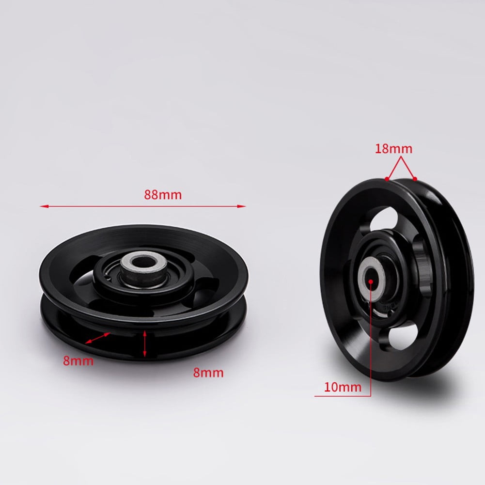 DAMIFU Cable Pulley Wheel LAT Pull Down Wheel Pulley Hoists Roller ...