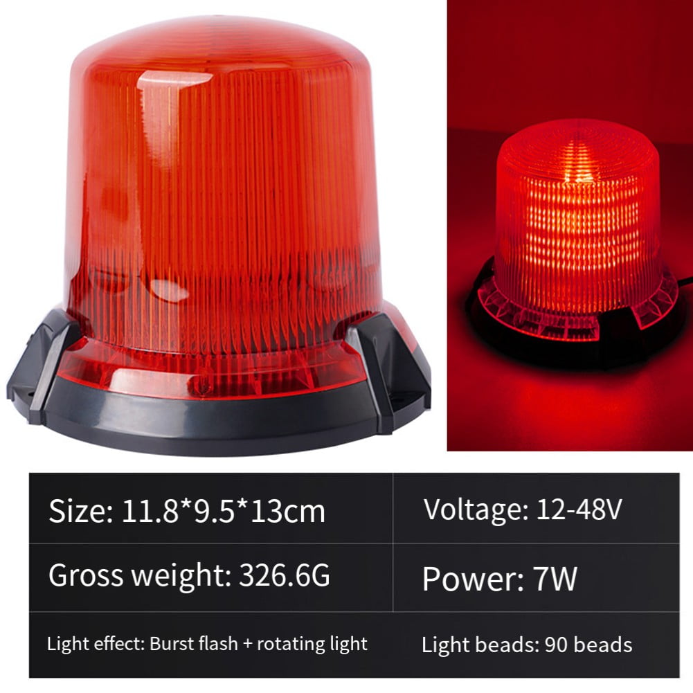 DAMIFU Car Flashing Light Rotating Strobe Beacon Warning Emergency ...