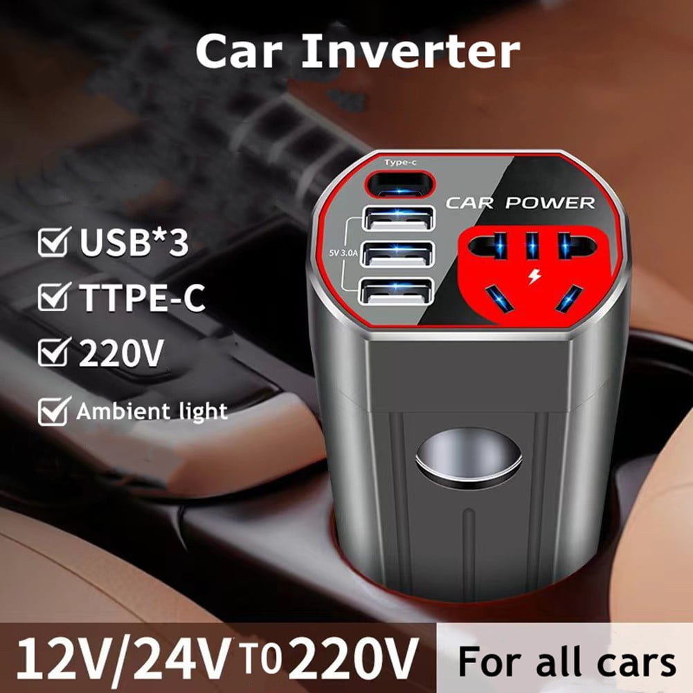 DAMIFU Car Power Inverter 12V To DC110V Car Outlet Adapter 12V Car ...