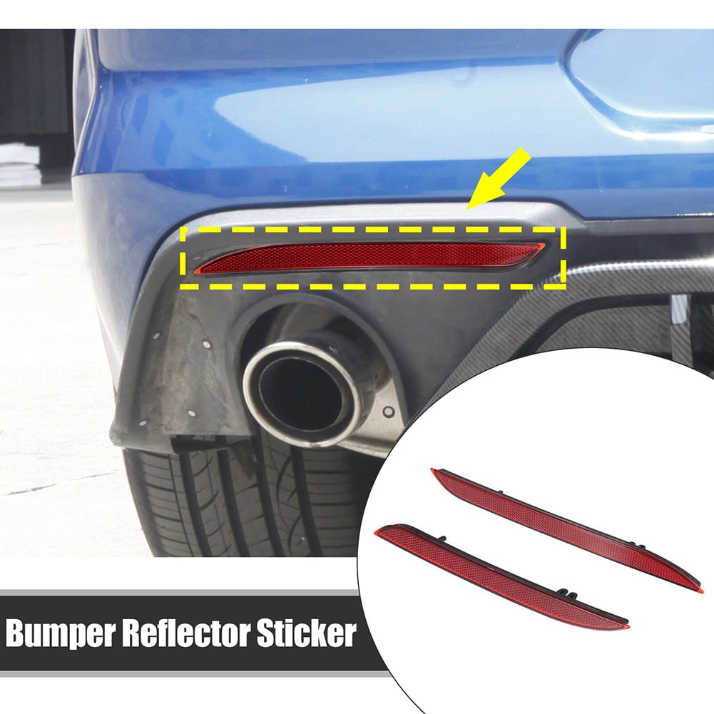 DAMIFU Car Rear Light Reflector Strip Automobile Exterior Accessories ...