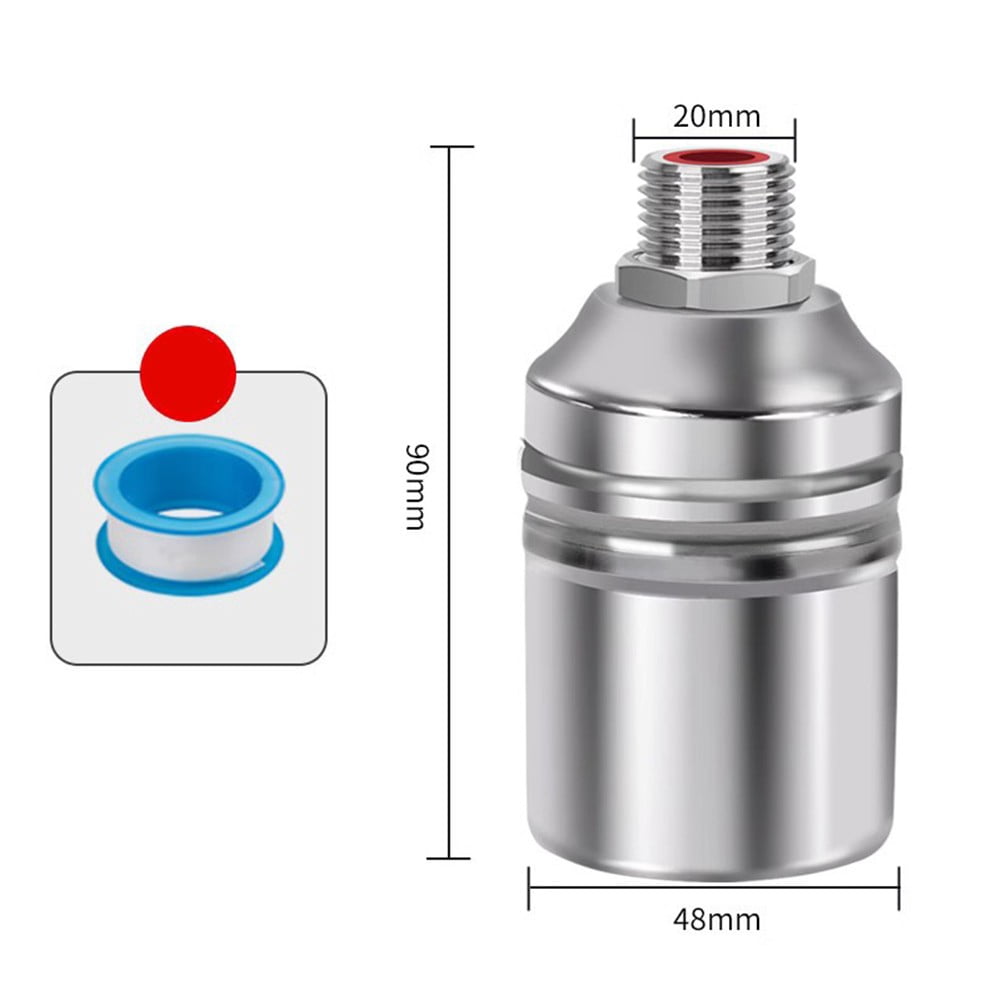 DAMIFU Clean Water Stainless Steel Water Level Control Float Valve ...