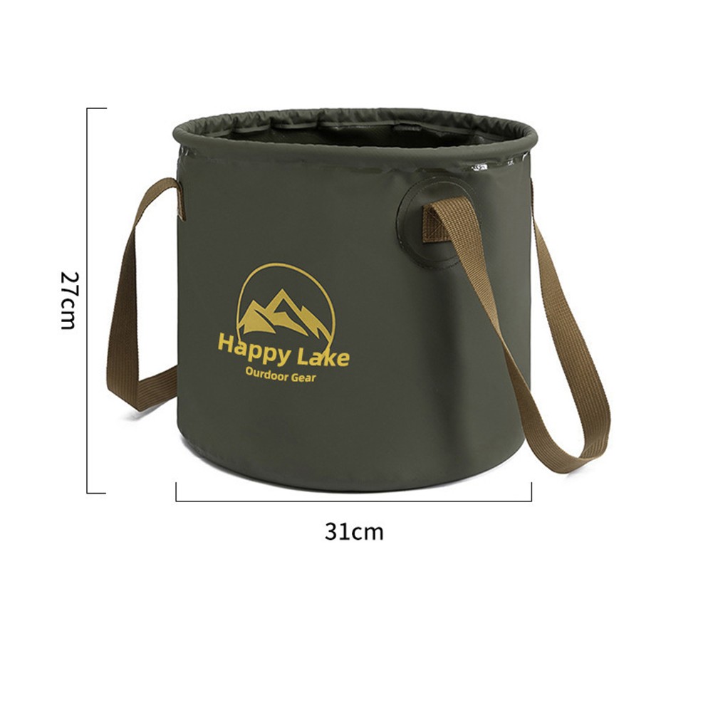 DAMIFU Collapsible Bucket Fishing Hiking Folding Bucket Water Container ...