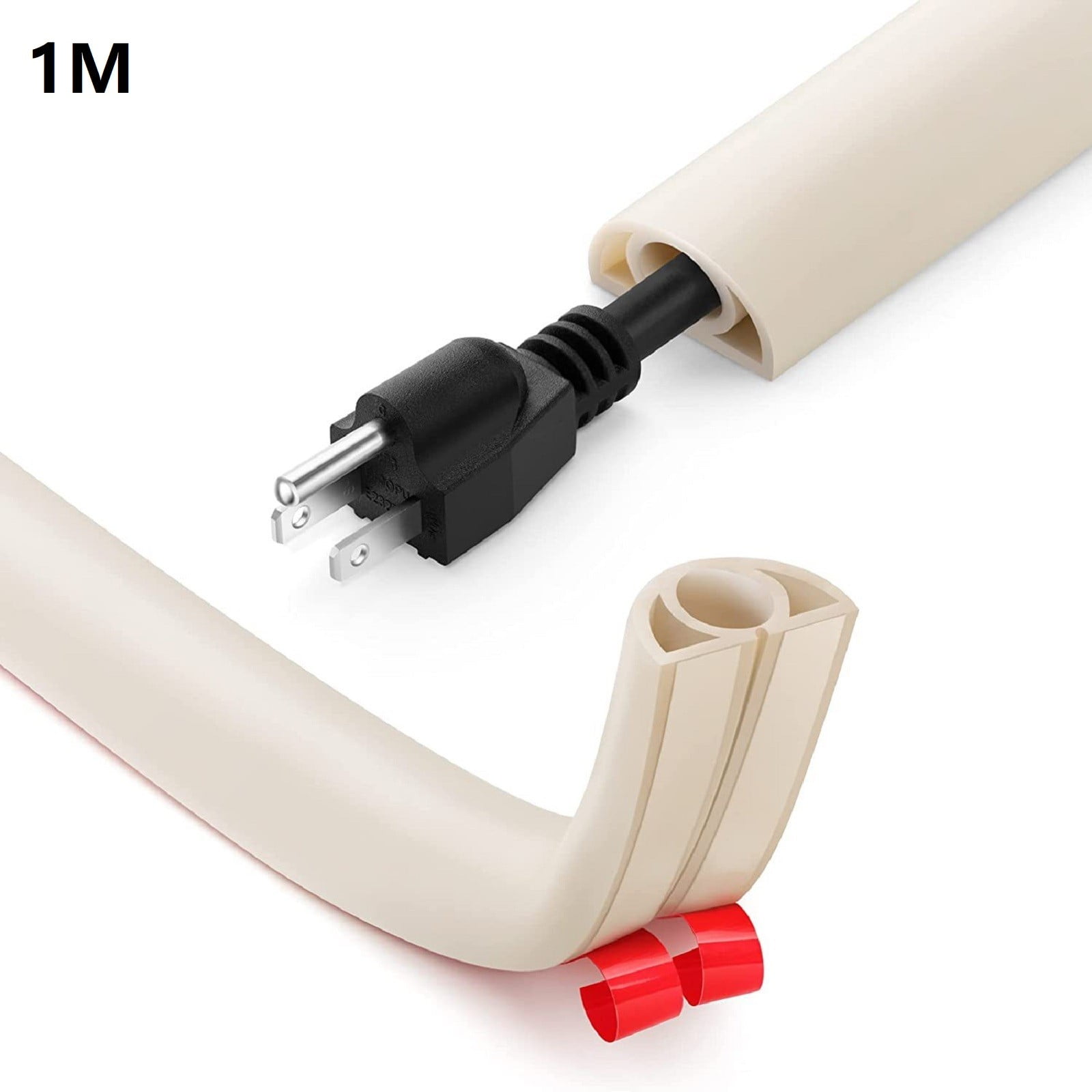 DAMIFU D20 PVC Flexible Wire Trough 1/3/5M Flexible Small Cable Duct ...