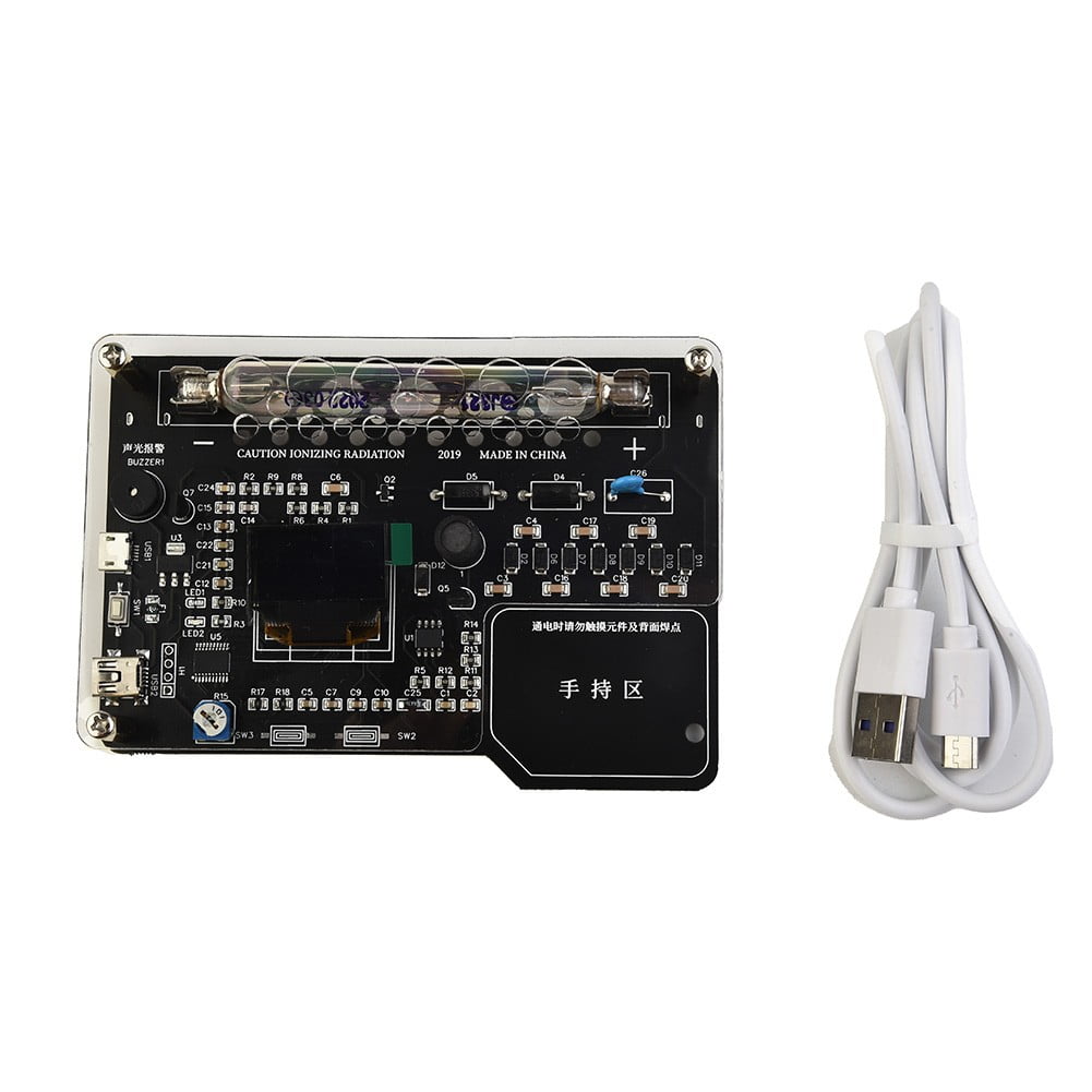 Damifu Diy Geiger Counter Kit Assembled Module Radiation Detector