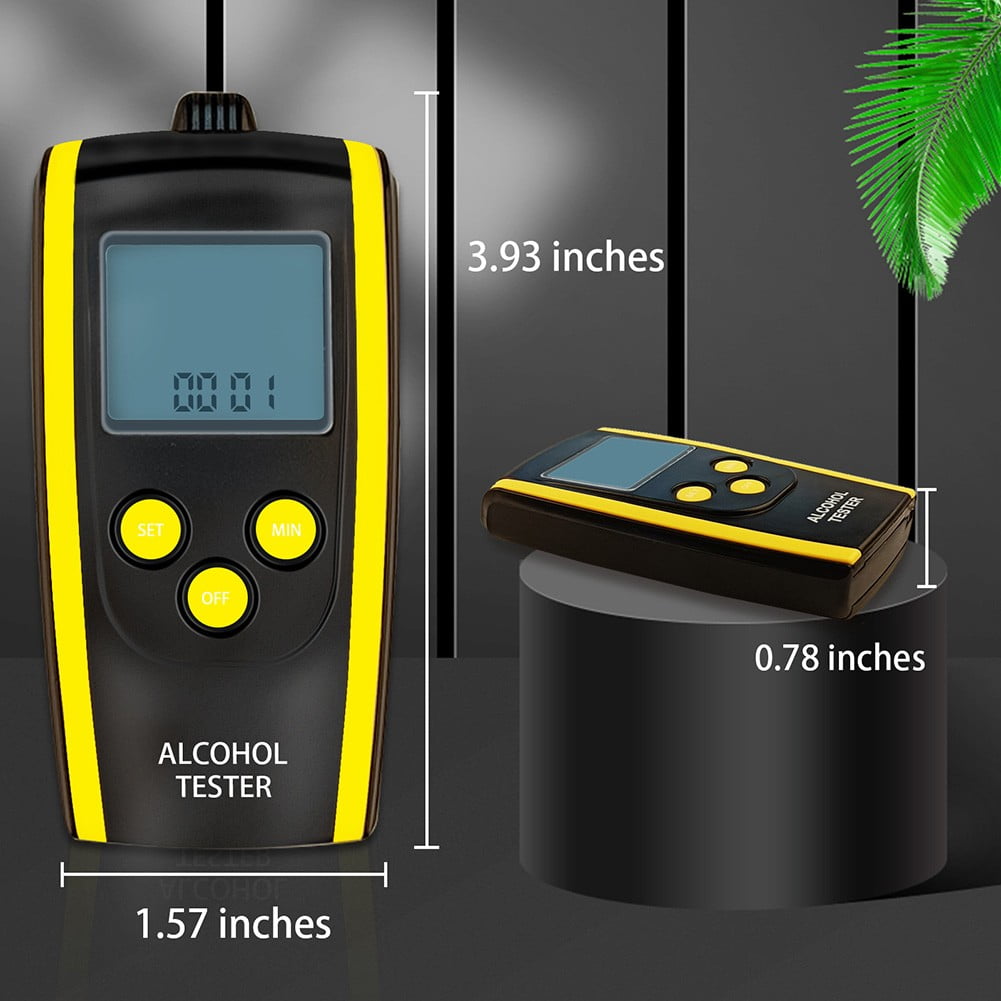 DAMIFU Digital Breath Alcohol Meter Non-Contact Breathalyzer Tester for ...