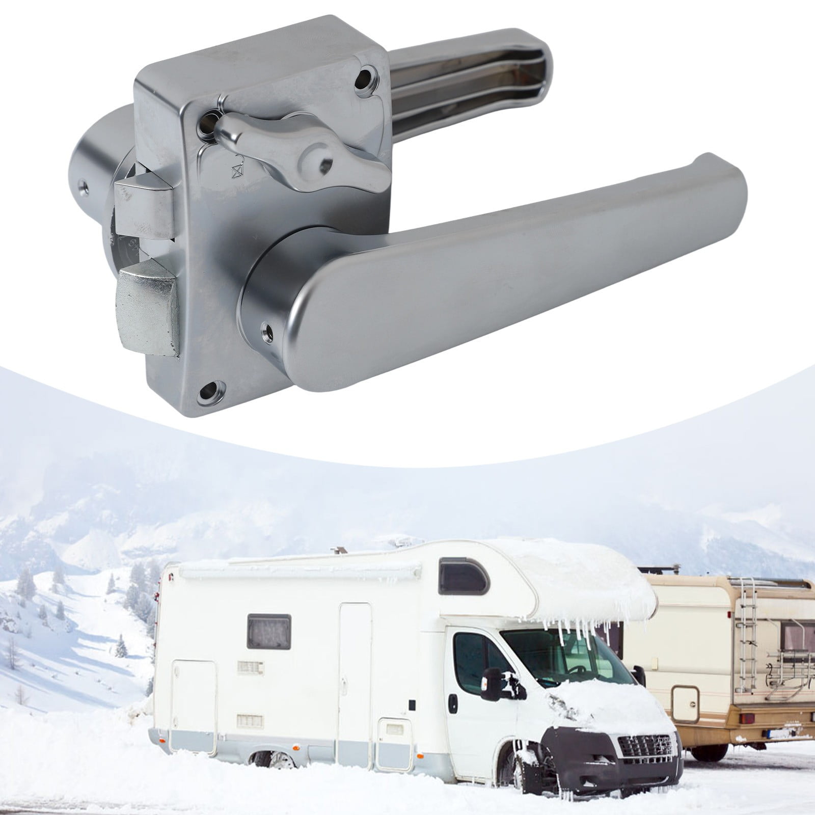 DAMIFU Door Knob Push Pull Rv Modified Bathroom Lock Motorhome Toilet ...