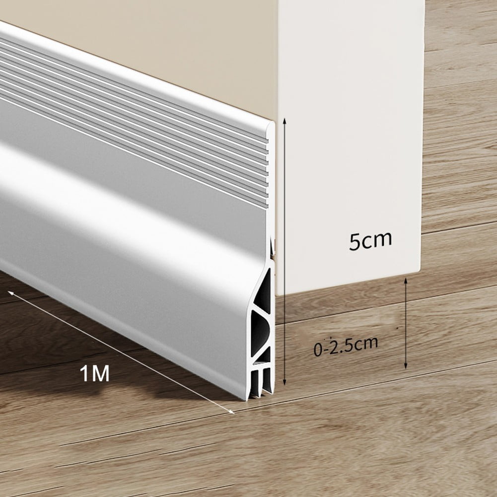 Damifu Door Seam Door Bottom Sealing Strip Windproof Soundproof And Air Baffle Strip White