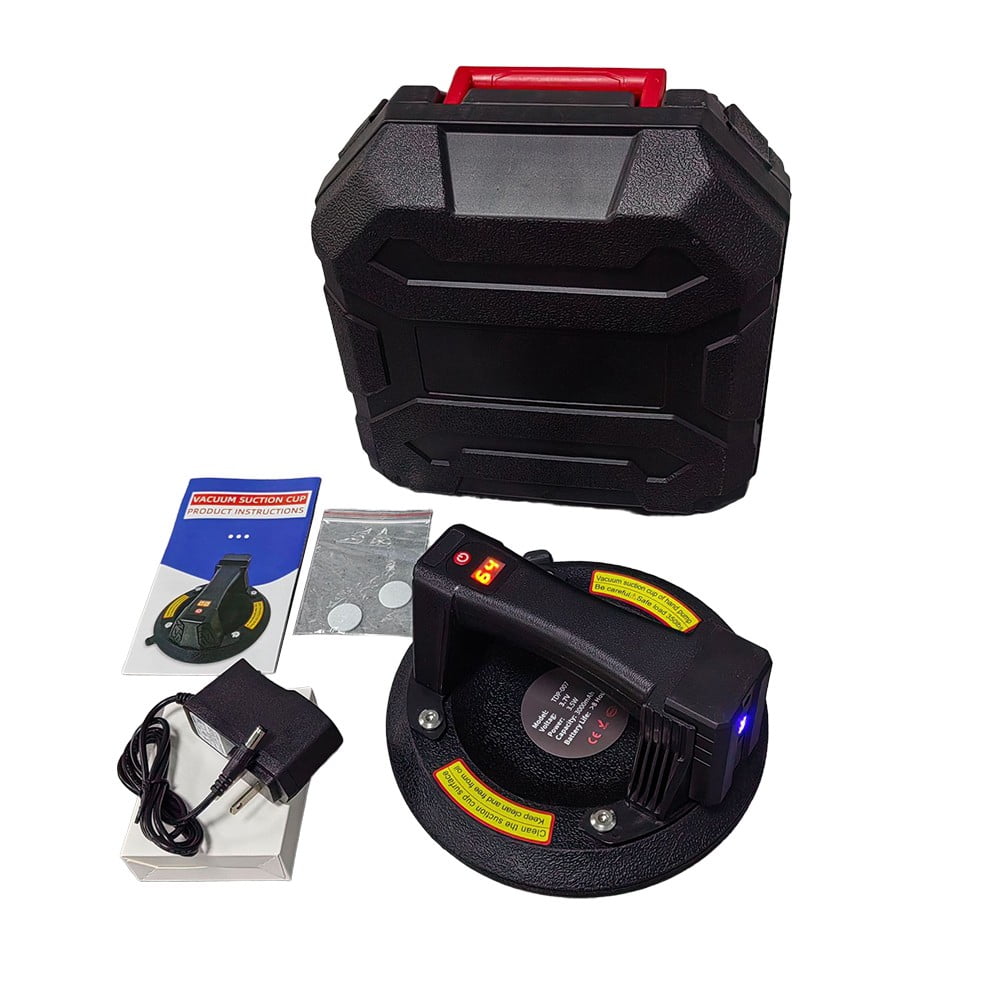 DAMIFU Electric Suction Cup Self-Priming Glass Lifter 8-inch Vacuum ...