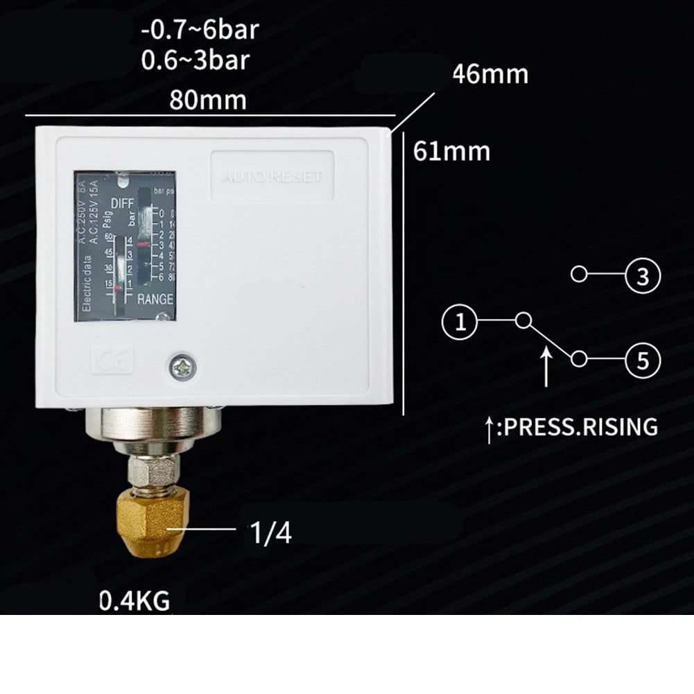 DAMIFU Electronic Pressure Controller Switch Water Pump Pressure ...