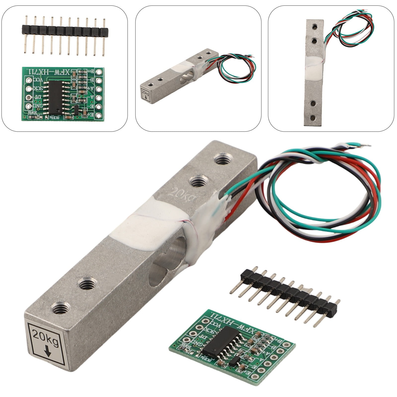 DAMIFU Hx711 Module Weight Sensor Electronic Scale Load Cell Pressure ...